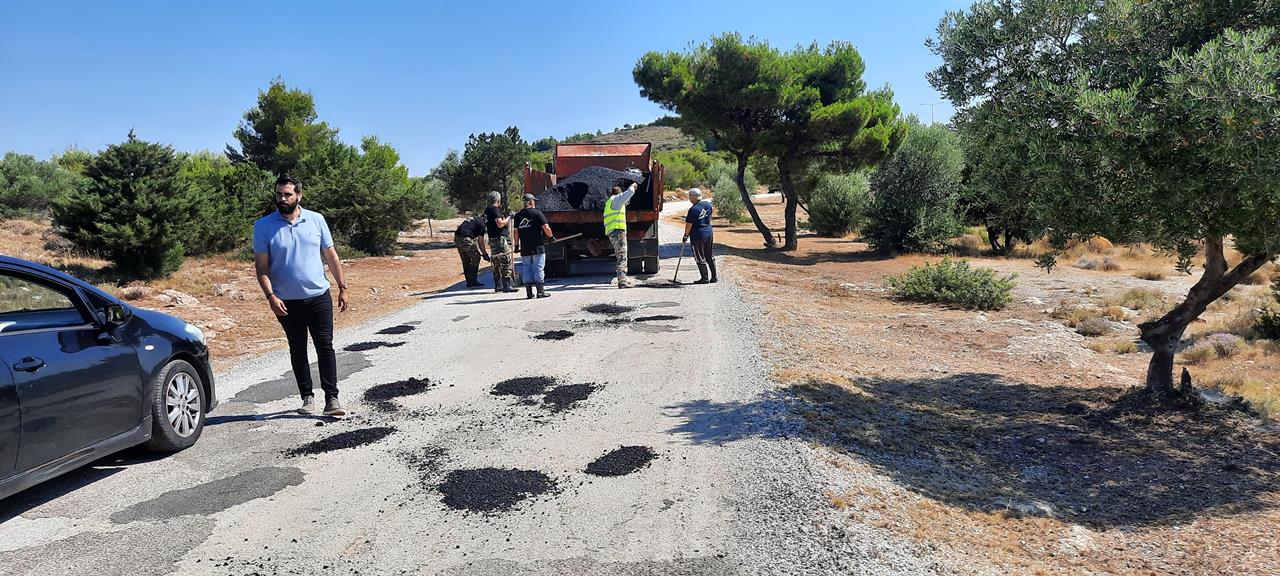 ΑΣΦΑΛΤΟΣΤΡΩΣΗ ΔΡΟΜΟΥ ΑΓ. ΤΡΙΑΔΑΣ ΣΤΟΝ ΑΓ. ΚΩΝΣΤΑΝΤΙΝΟ (ΚΑΜΑΡΙΖΑ) [ΙΟΥΝ ...
