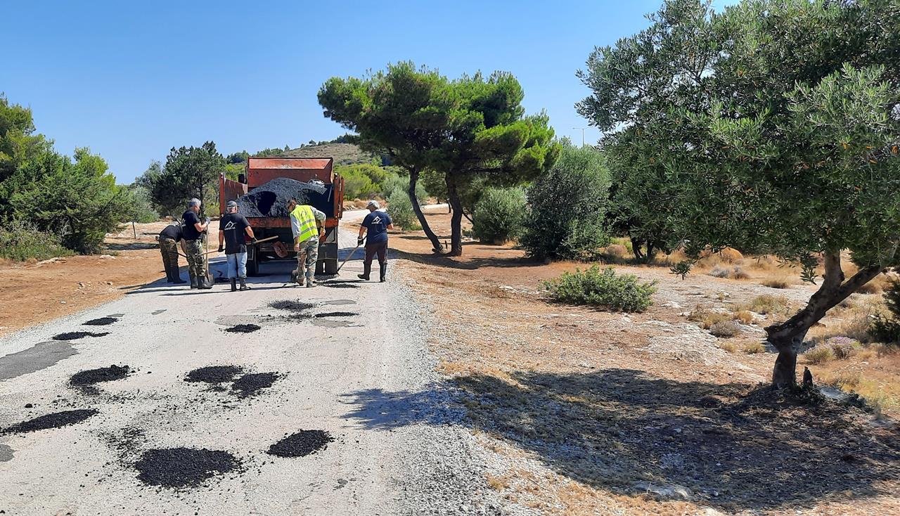 ΑΣΦΑΛΤΟΣΤΡΩΣΗ ΔΡΟΜΟΥ ΑΓ. ΤΡΙΑΔΑΣ ΣΤΟΝ ΑΓ. ΚΩΝΣΤΑΝΤΙΝΟ (ΚΑΜΑΡΙΖΑ) [ΙΟΥΝ ...