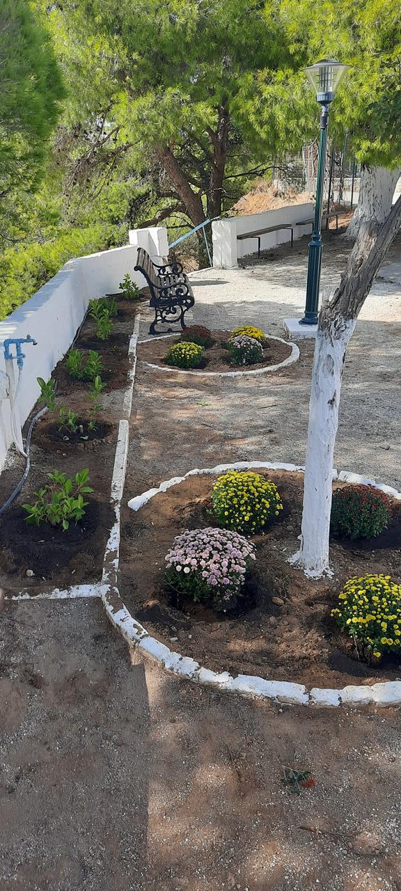 ΠΕΡΙΠΟΙΗΣΗ ΠΑΡΤΕΡΙΩΝ & ΦΥΤΕΥΣΗ ΛΟΥΛΟΥΔΙΩΝ, Ι.Ν. ΑΓ ΑΝΑΡΓΥΡΩΝ, ΠΛΑΚΑ ...