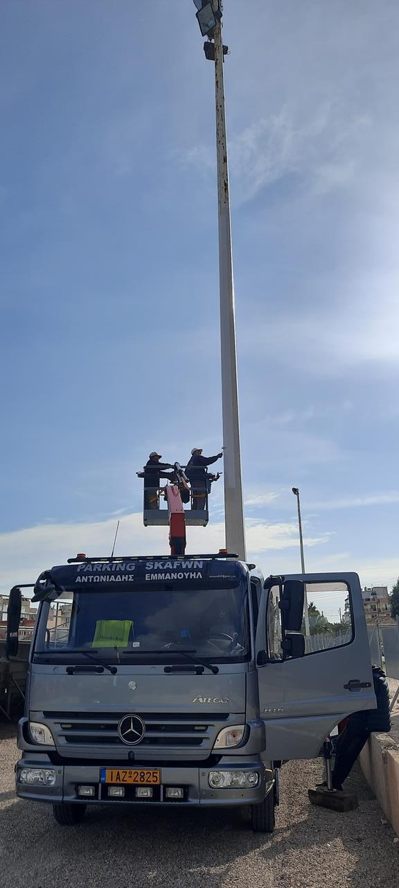 ΣΥΝΤΗΡΗΣΗ ΚΑΙ ΕΛΑΙΟΧΡΩΜΑΤΙΣΜΟΣ ΠΥΛΩΝΩΝ ΦΩΤΙΣΜΟΥ ΔΗΜΟΤΙΚΟΥ ΣΤΑΔΙΟΥ “Π ...