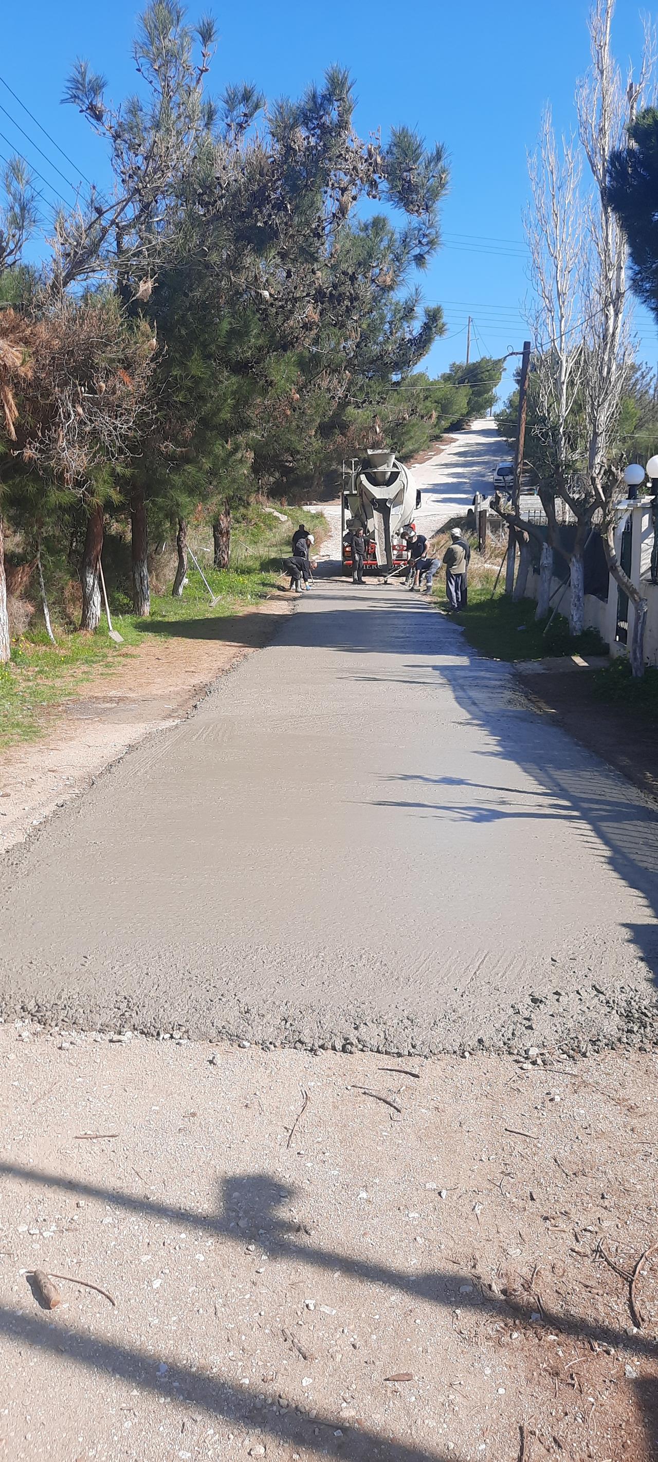 ΕΠΙΣΚΕΥΗ ΟΔΟΥ ΝΙΚ. ΠΕΝΤΕΦΟΥΝΤΗ ΜΕ ΜΠΕΤΟΝ, ΑΓ. ΜΑΡΙΝΑ, ΚΕΡΑΤΕΑ [ΦΕΒ ...