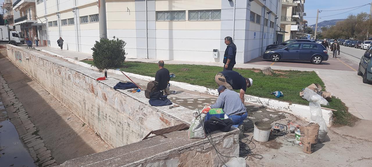 ΕΠΙΣΚΕΥΗ ΠΕΖΟΔΡΟΜΙΟΥ ΠΙΣΩ ΑΠΟ ΤΟ ΠΑΛΑΙΟ 1ο ΔΗΜΟΤΙΚΟ ΣΧΟΛΕΙΟ, ΛΑΥΡΙΟ ...