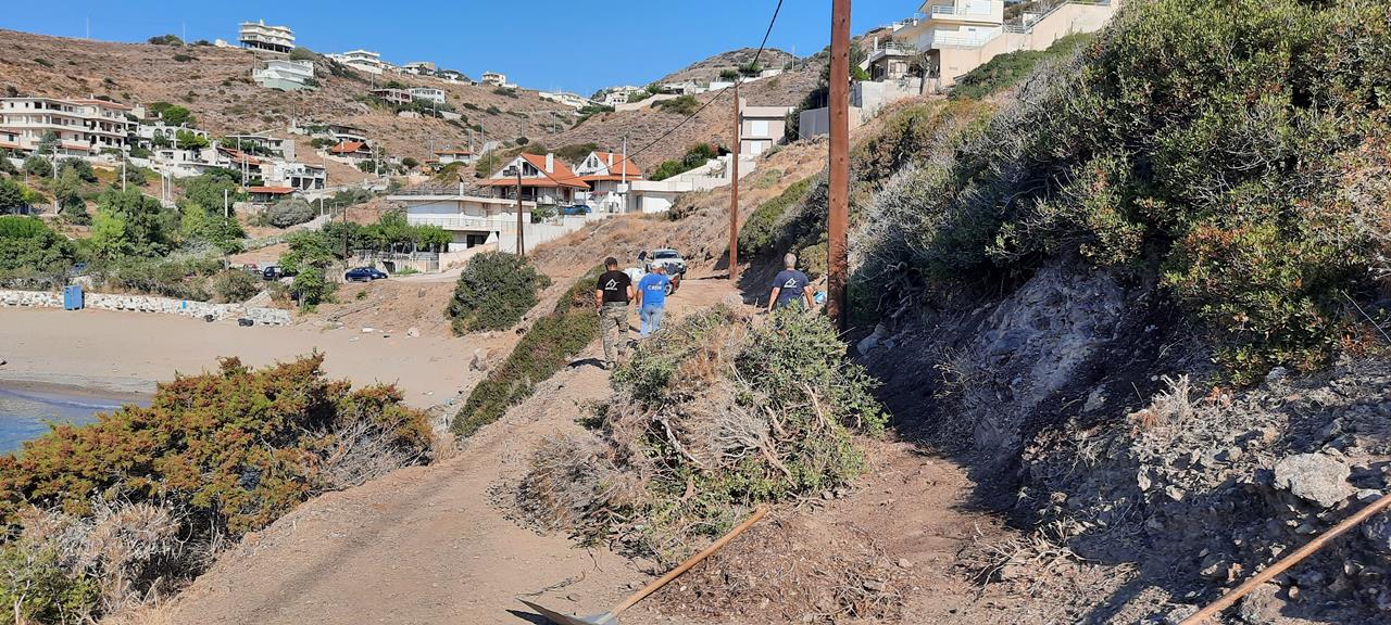 ΚΑΘΑΡΙΣΜΟΣ ΔΡΟΜΟΥ ΓΕΩΠΑΡΚΟΥ, ΘΕΣΗ “ΠΟΡΤΟ ΕΝΝΕΑ”, ΚΕΡΑΤΕΑ [ΣΕΠ. 2021 ...